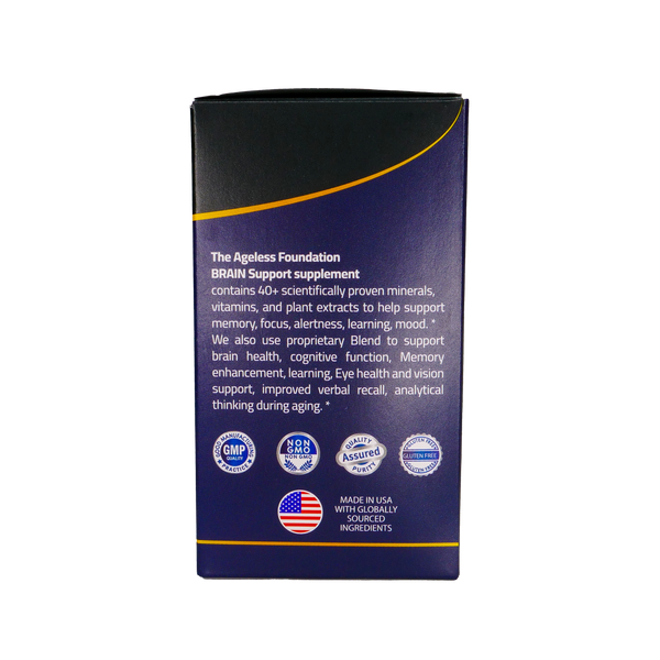 Ageless Brain Support Supplement, Clinically Tested Nootropics to Impr ...